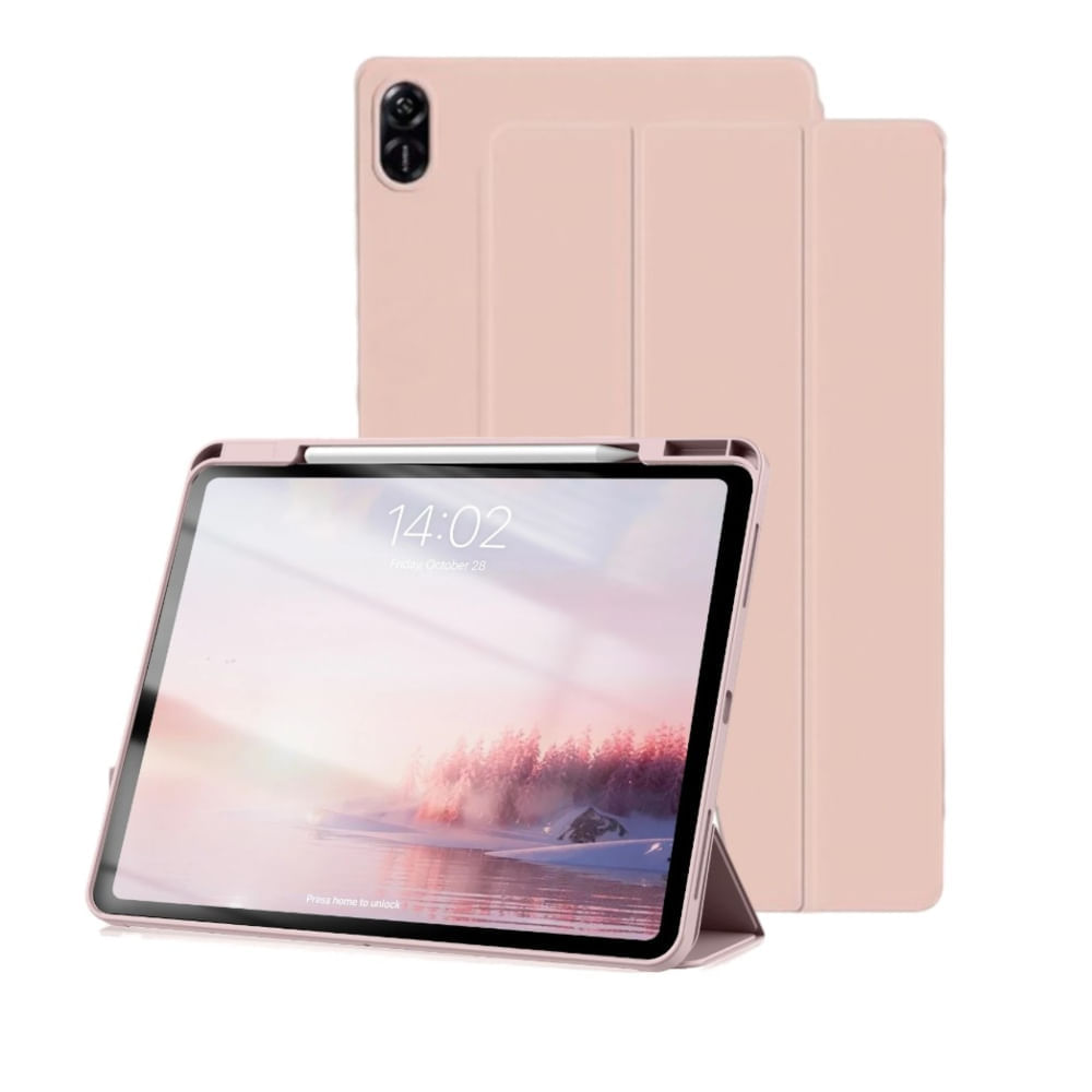 Funda Smart Cover con Porta Lapiz para Tablet Honor Pad 8 12" Palo Rosa ...