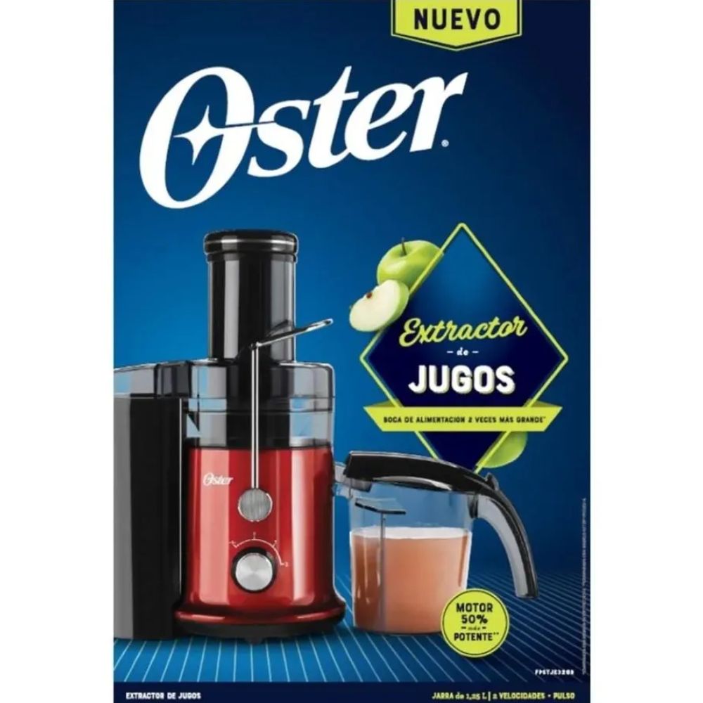 Extractor de Jugo Oster 600W - Rojo | Oechsle - Oechsle