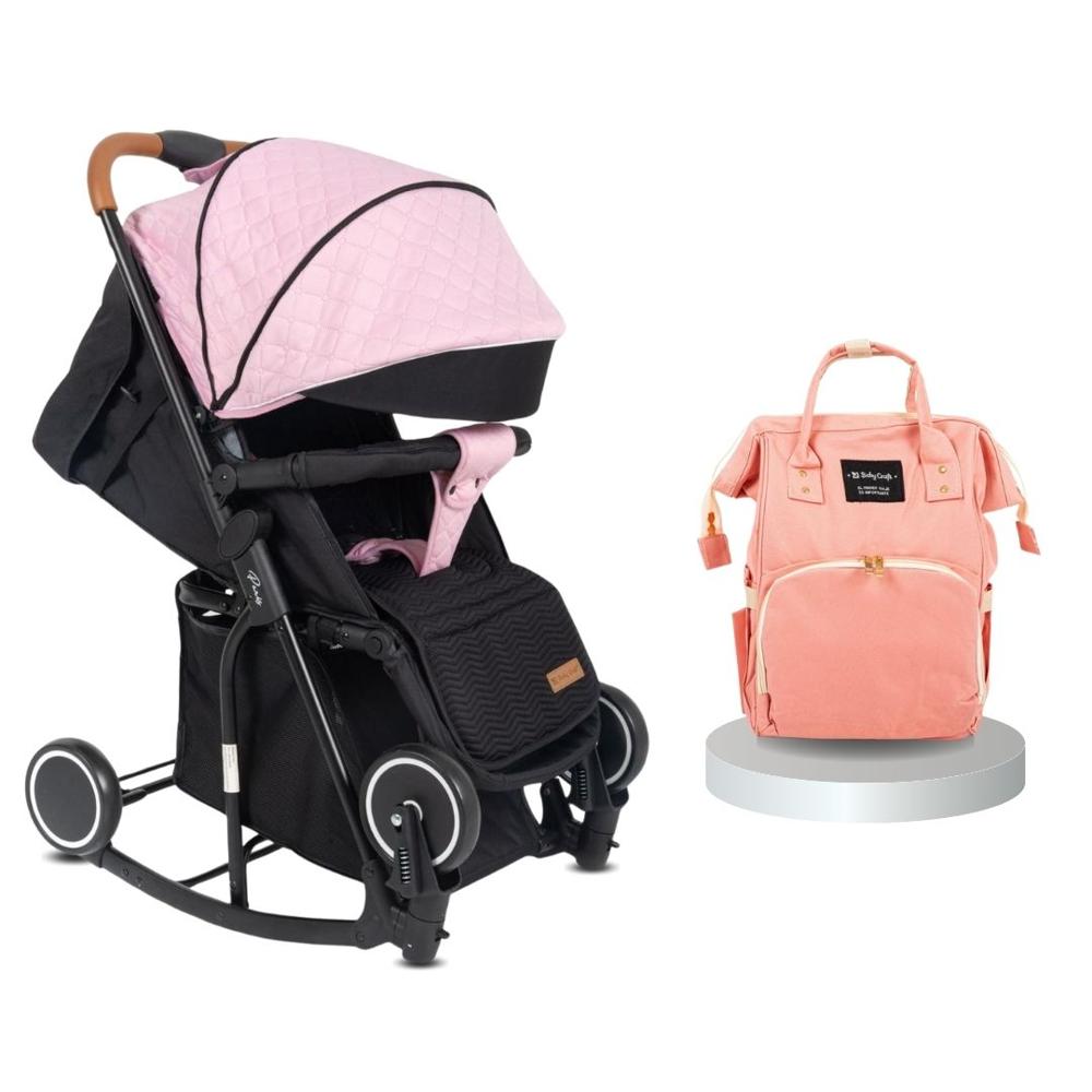 Coche Mecedora de Lujo Ebaby Californian Rosa | Oechsle - Oechsle