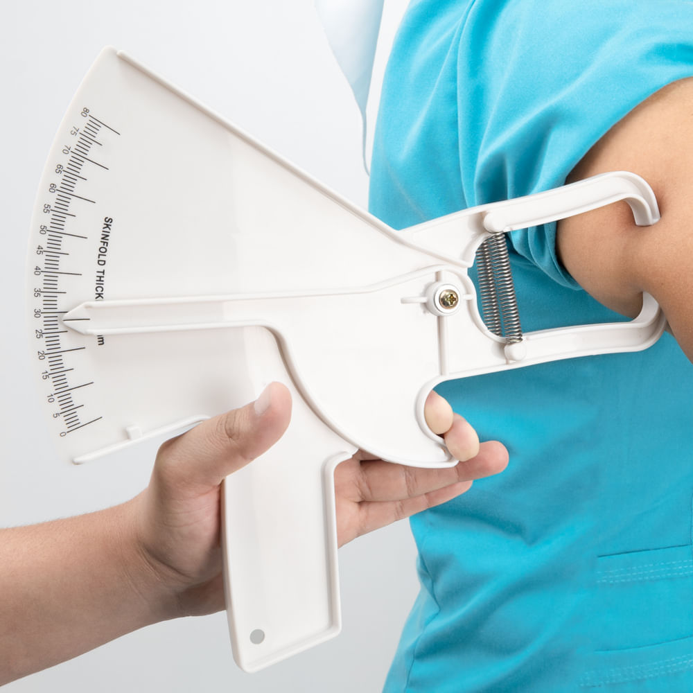 Adipómetro Plicómetro Medidor de Grasa Corporal Slim Guide Blanco - Oechsle