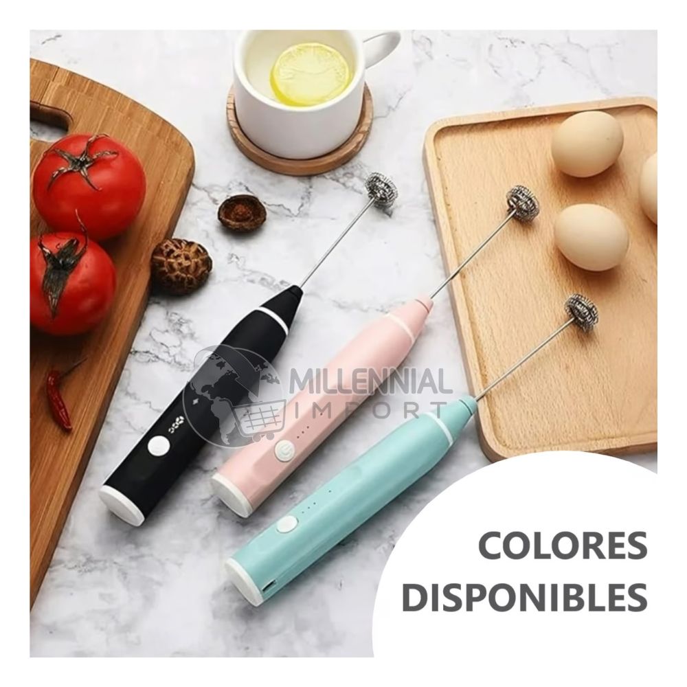 Mini Batidora Espumadora para Café - Inalámbrica Eléctrica con USB ...