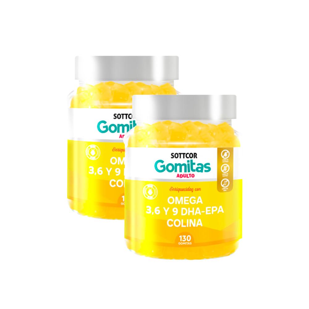 Gomitas De Omega 3 Sottcor 2 Pack - Oechsle