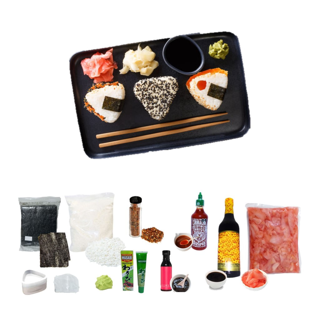 Pack Onigiri Ultra Pro 9u Molde. Wasabi. Togarashi. Shiracha | Knasta Perú