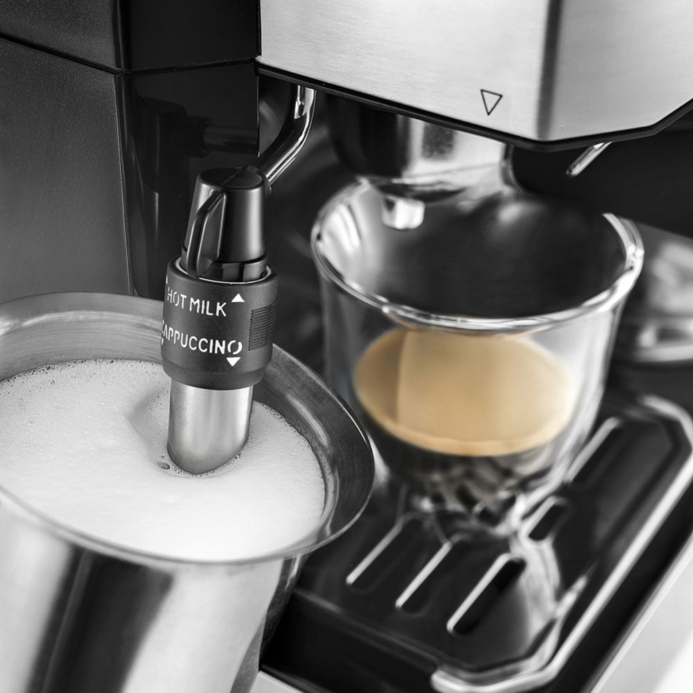 Cafetera Combi Delonghi 1L BCO421.S Negra - Oechsle