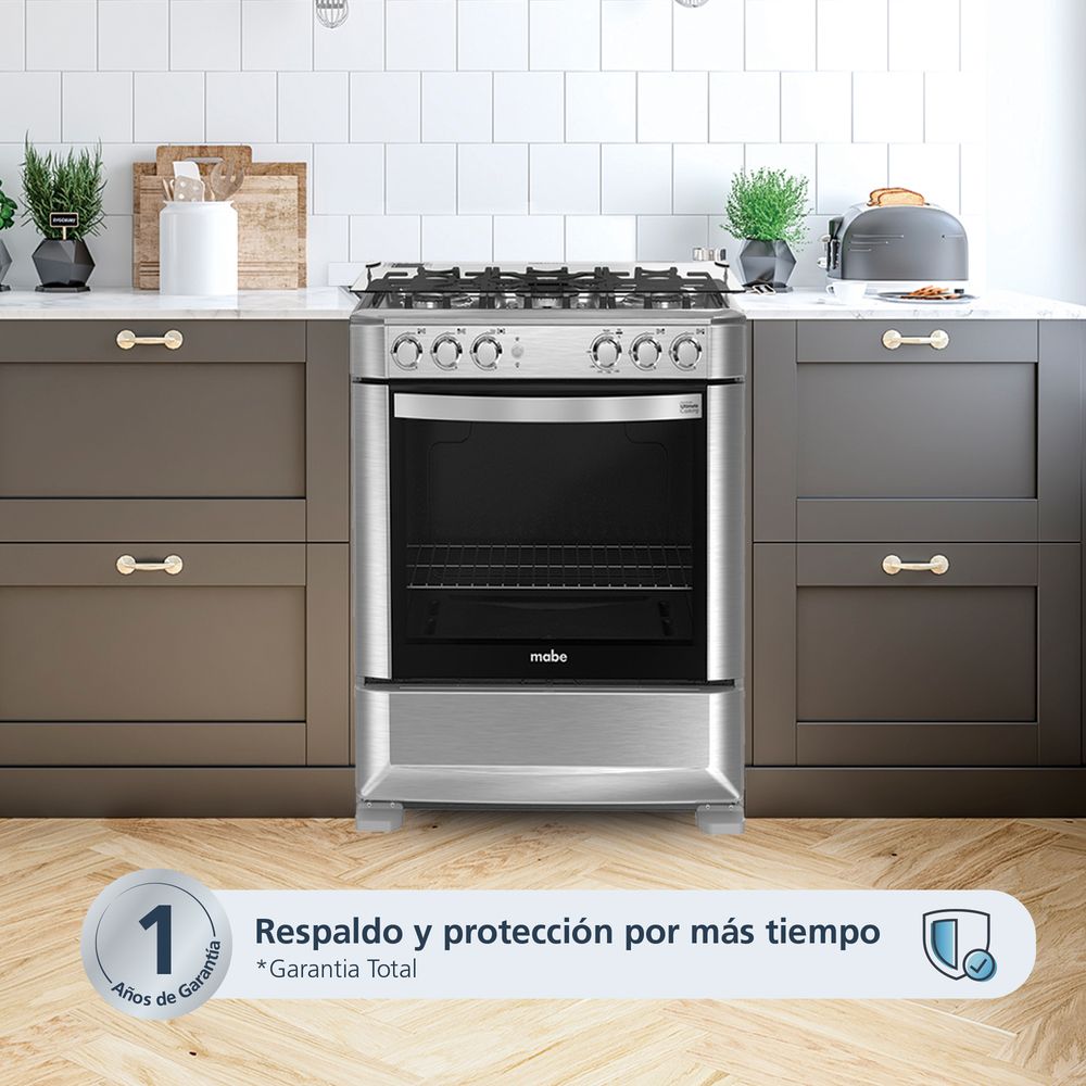 Cocina Mabe 5 Quemadores CMP7628FX0 Inox - Oechsle