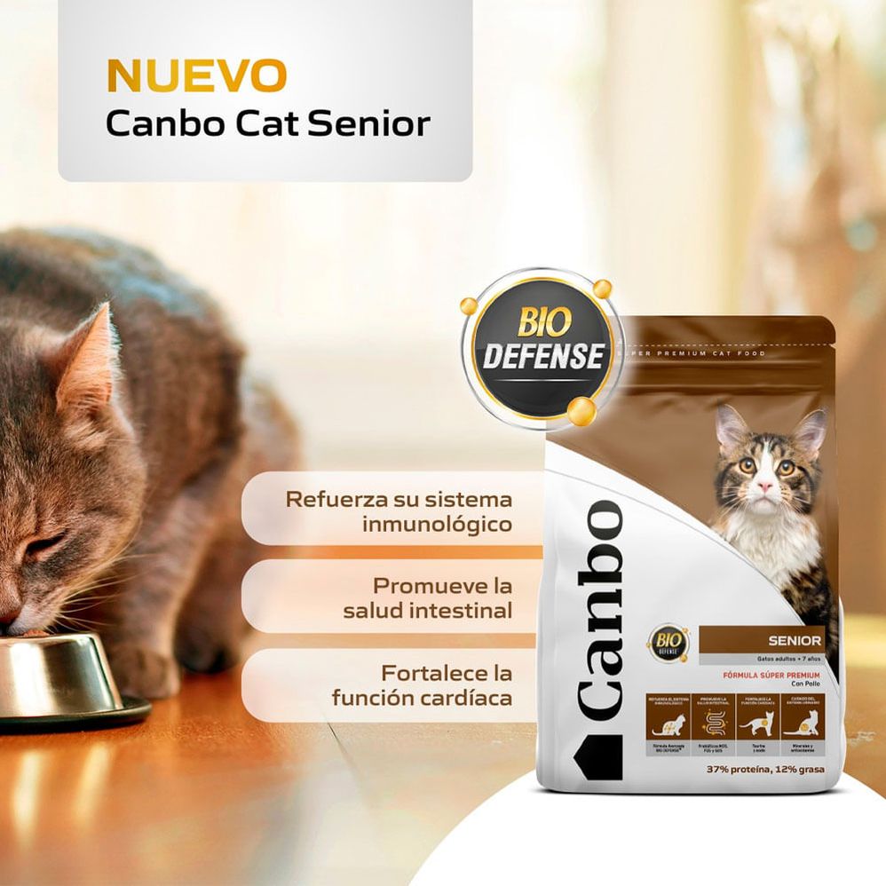 Comida para Gatos Adultos Canbo Cat Senior Pollo 1 kg - Oechsle