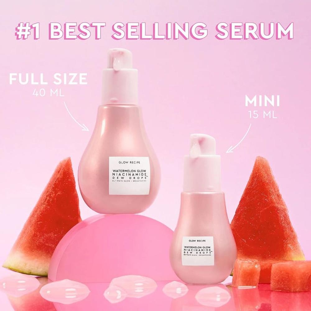 Mini Watermelon 15 Ml Glow Niacinamide Dew Drops - Glow Recipe ...