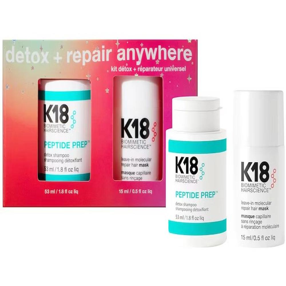 Duo Aceite Capilar Molecular - K18 Biomimetic tratamiento - Reparador Extremo - Oechsle