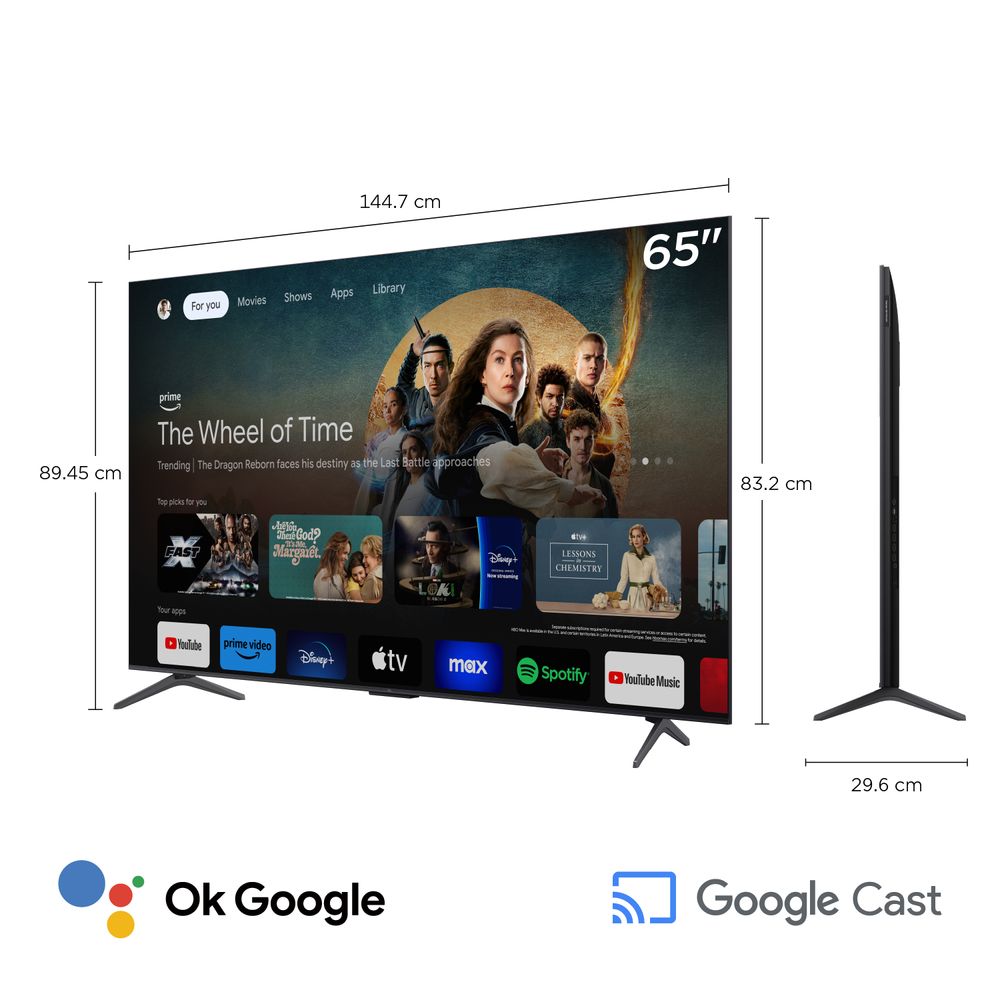 Televisor 65C6K 65" 4K QD Mini LED Google TV | Oechsle.pe - Oechsle