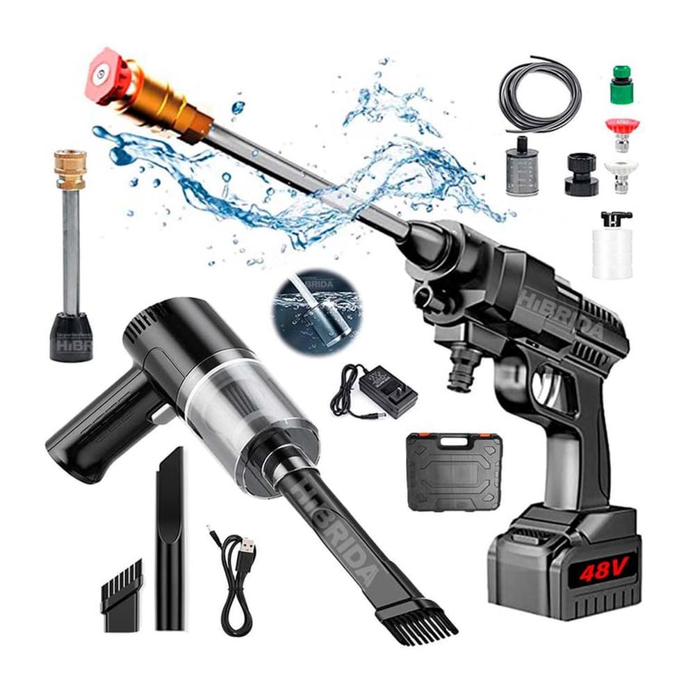 Hidrolavadora Inalámbrica 40V Carwash Mini Aspiradora - Combo - Oechsle