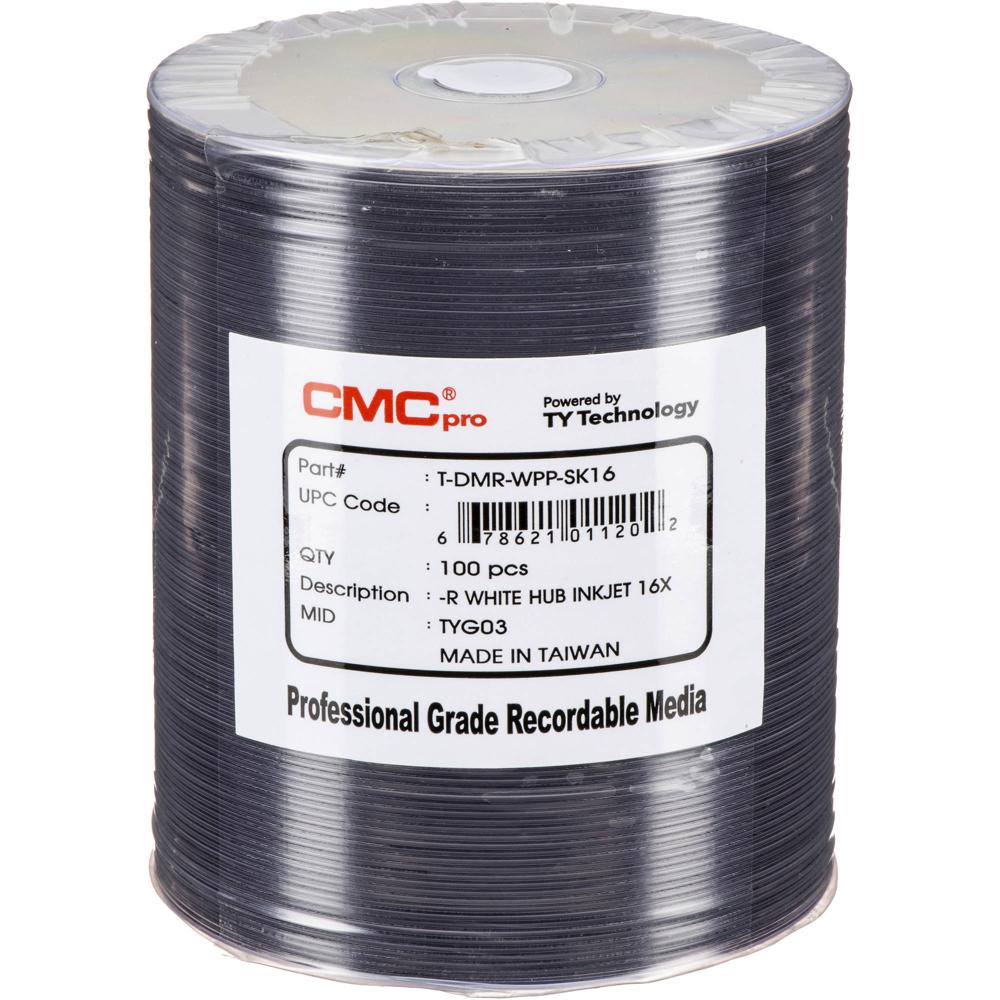CMC Pro DVD-R 4.7GB 16x Superficie Imprimible Inkjet (Paquete de 100 ...