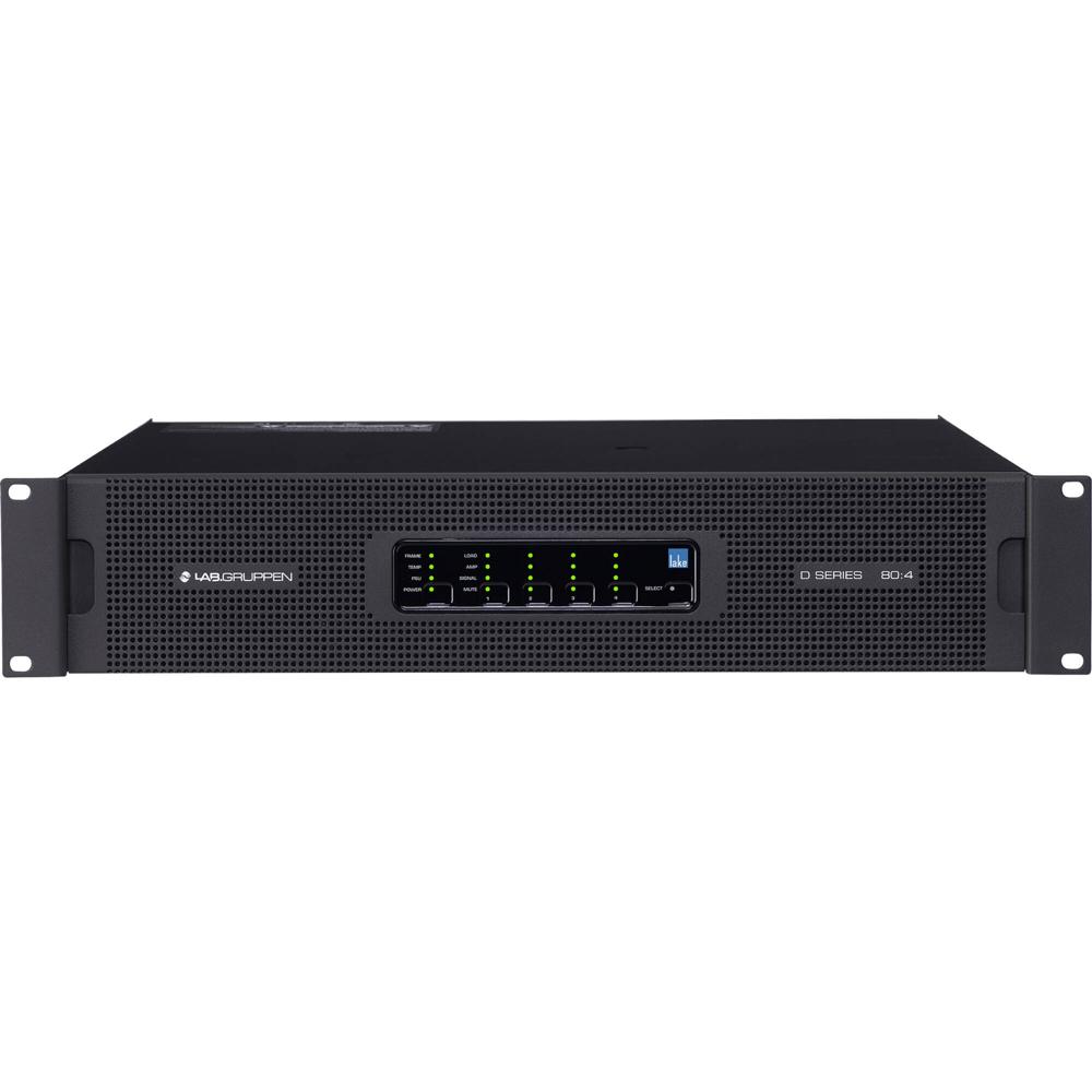 Lab.Gruppen D 80:4L 8000W Installation Amplifier with Lake DSP and ...