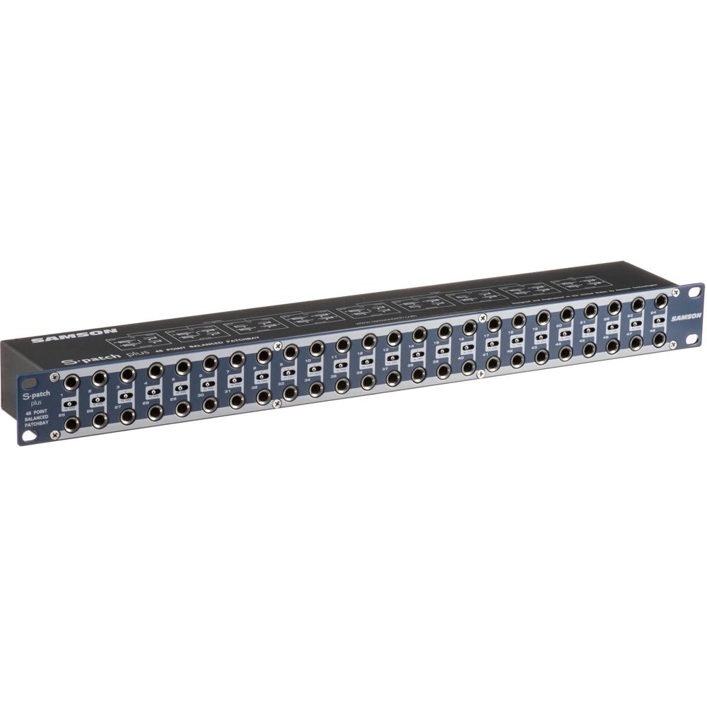 Samson S-Patch Plus - Patch Bay de Audio de 48 Puntos con Conexiones de ...