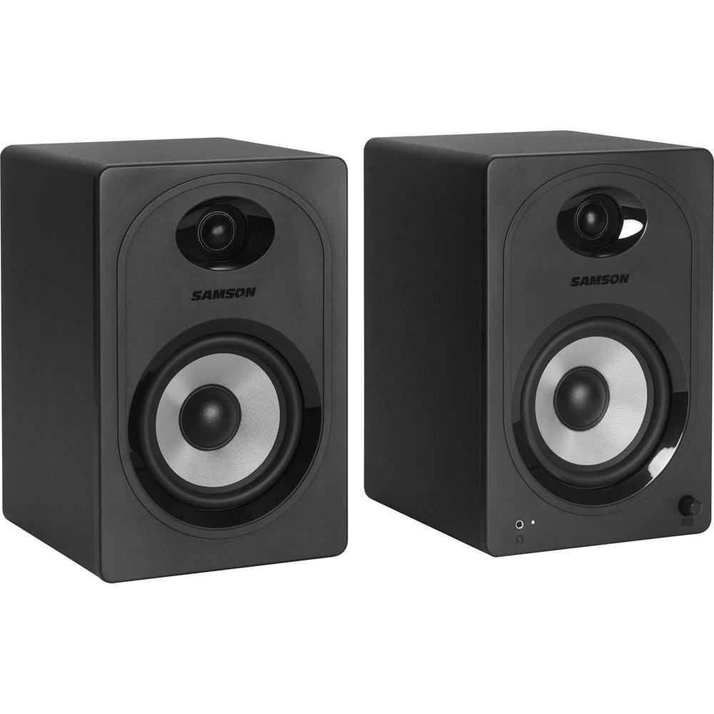 Monitores de Estudio Activos Samson MediaOne M50BT de 5" 2 Vías con ...