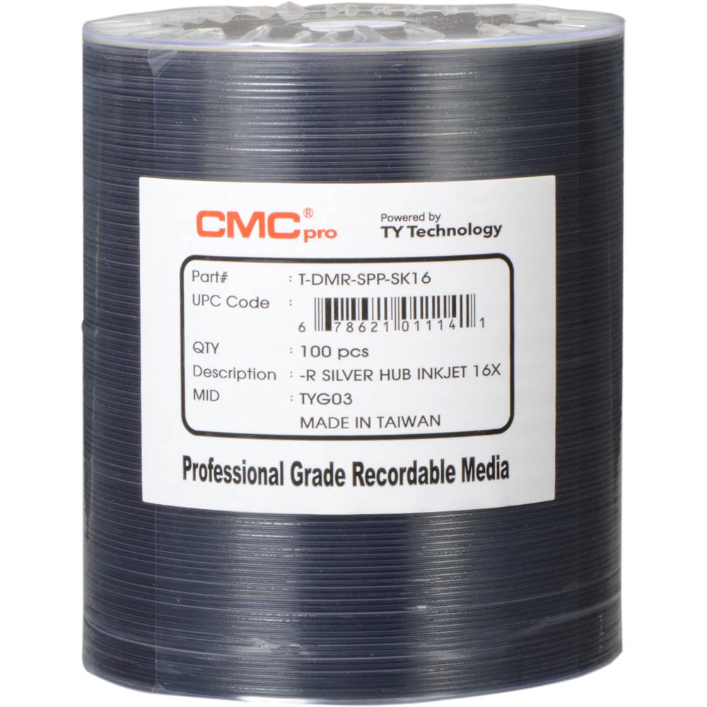 CMC Pro DVD-R 4.7GB 16x Superficie Imprimible Inkjet (Paquete de 100 ...