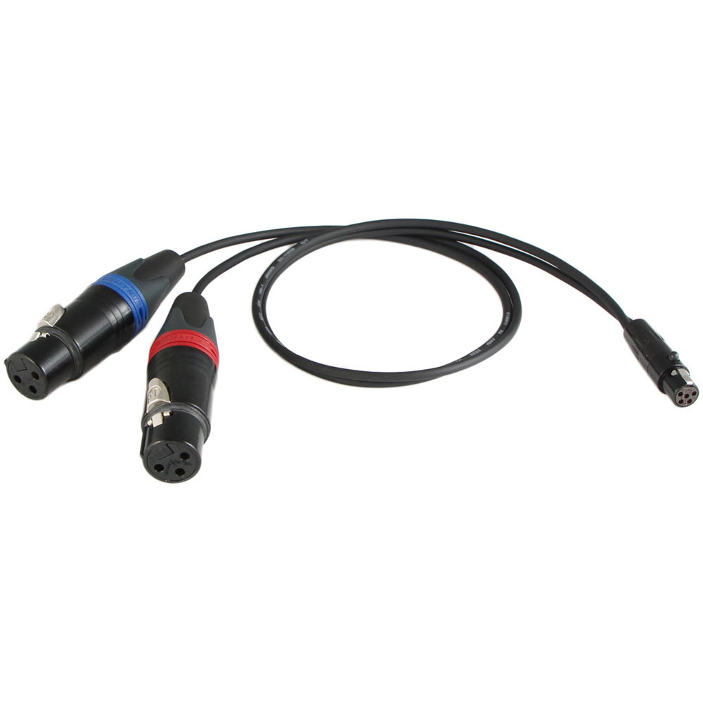 Cable Techniques XLR-3F y Cable para Entradas TA5 de Sound Devices Scorpio (24") - 2 Conectores ...
