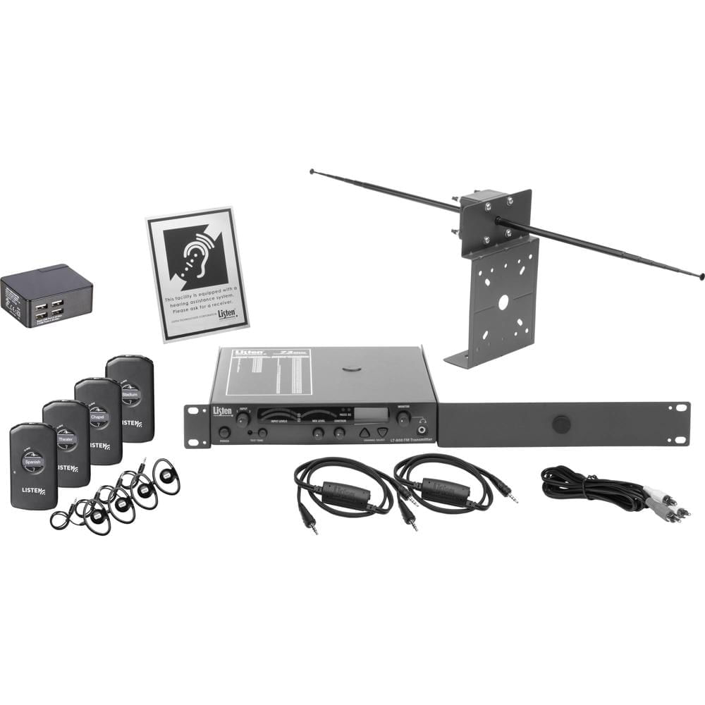 Sistema RF Estacionario iDSP Prime Level II de Listen Technologies (216 ...