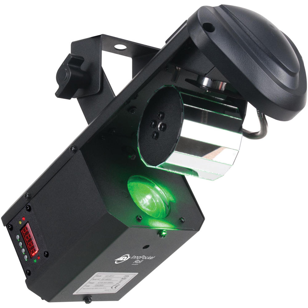 American DJ Inno Pocket Roll LED Barrel-Scanner Espejado con Múltiples ...