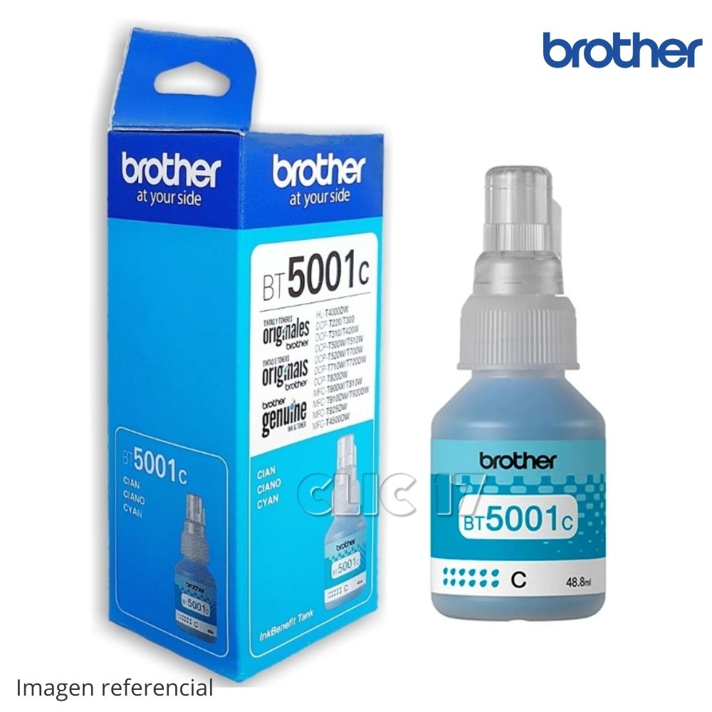 Tinta Brother BT-5001C Cian DCP-T300W 500W 700W - Oechsle