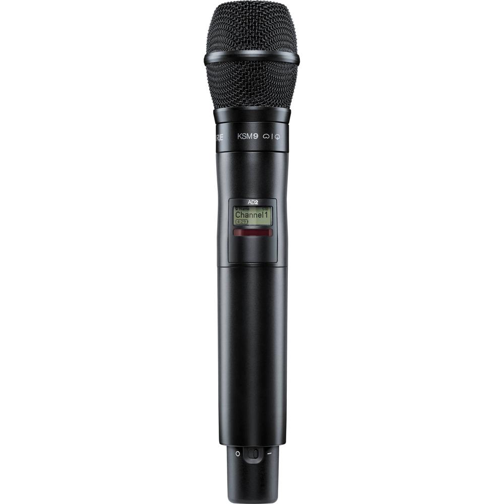 Shure AD2/KSM9B Micrófono Inalámbrico Digital de Mano con Transmisor y ...