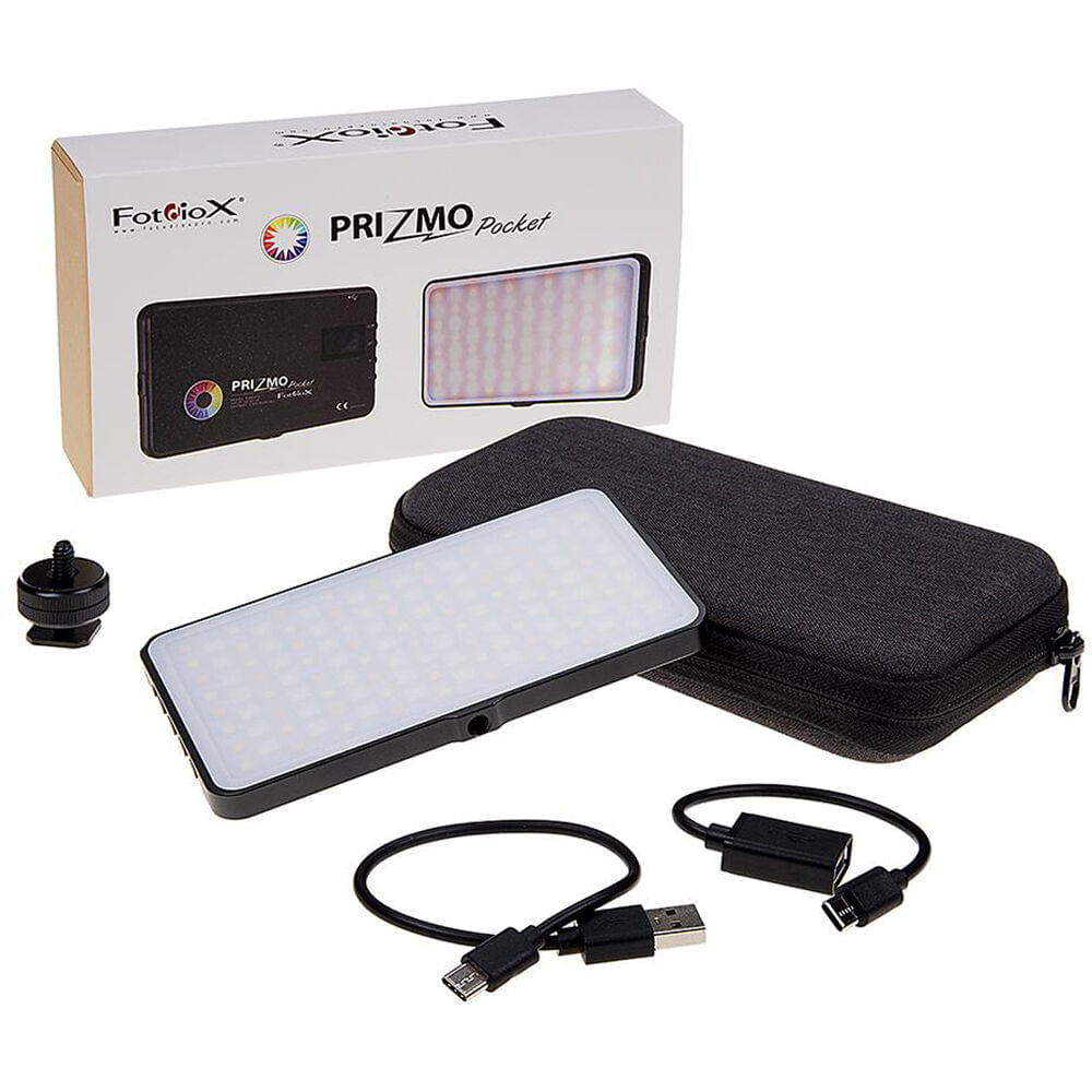 FotodioX Pro Prizmo Pocket RGBW+T Luz LED: Control de Color Variable ...