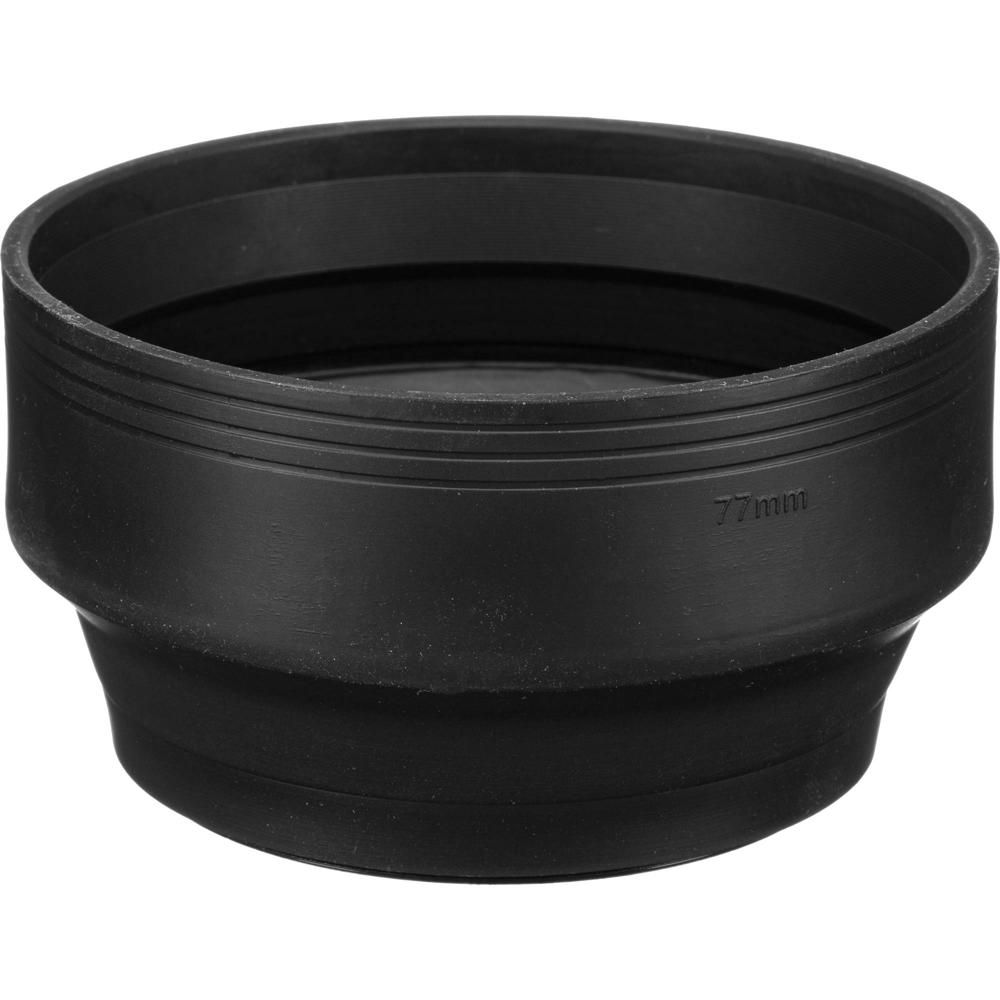 Kaiser 77mm 3-en-1 Parasol de Goma para Lentes de 28-200mm con Montaje ...