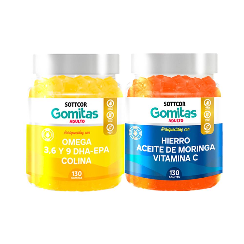 Gomitas Omega 3 + Gomitas de Hierro Adulto - Oechsle