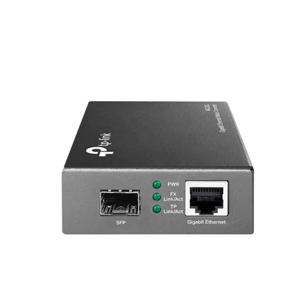 MEDIA CONVERTER TP-LINK MC220L V4.2 GIGABIT SFP HASTA 10 KM CON FIBRA ...