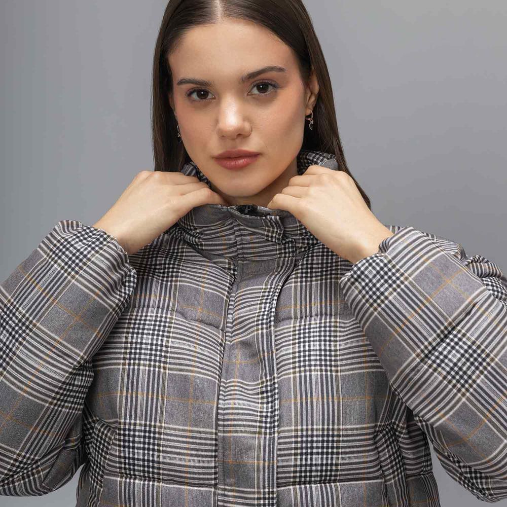 Casaca Mujer Check Hypnotic | Oechsle.pe - Oechsle