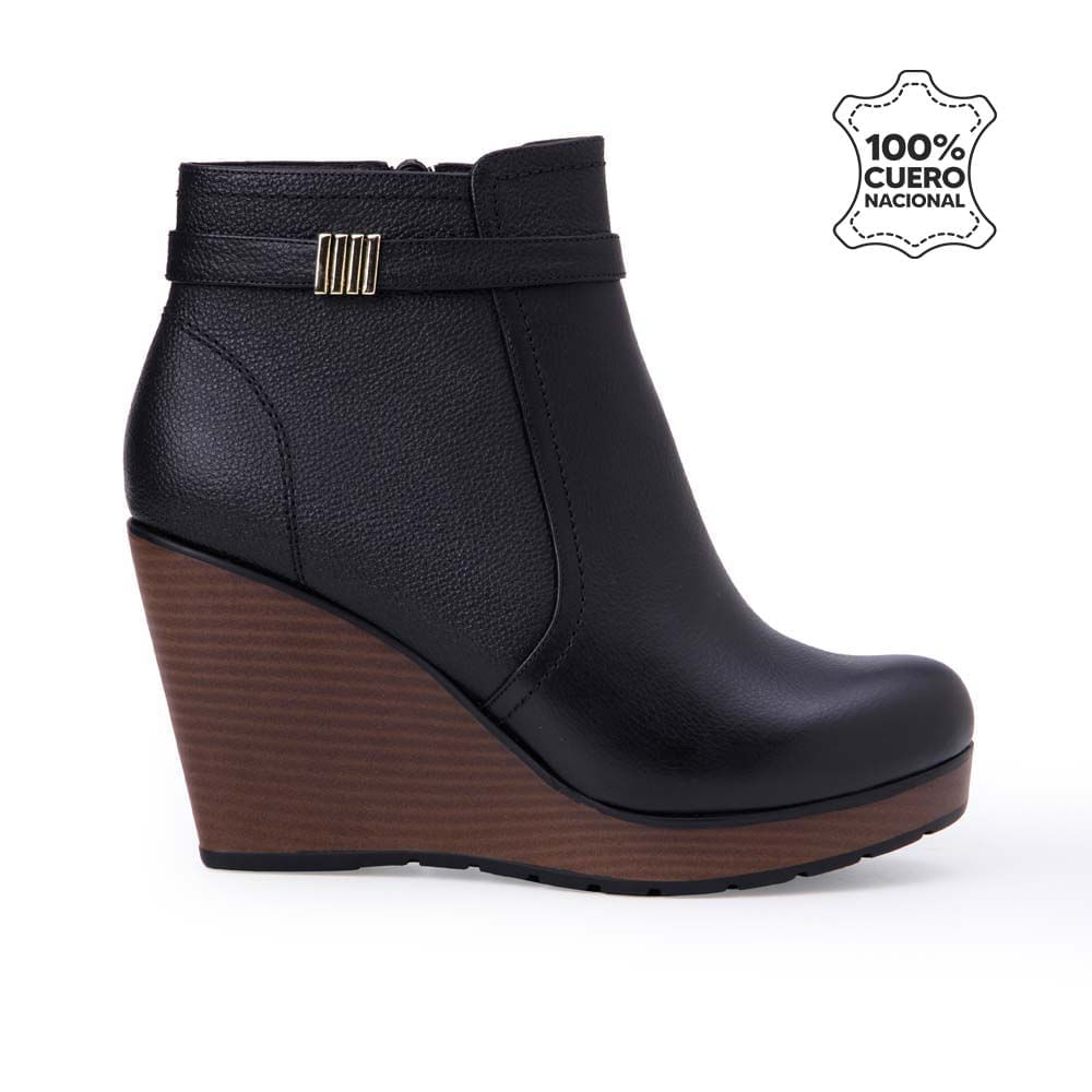 Botín Jodhpur Casual LINDA-2514 Negro Viale Cuero 37| Oechsle.pe - Oechsle