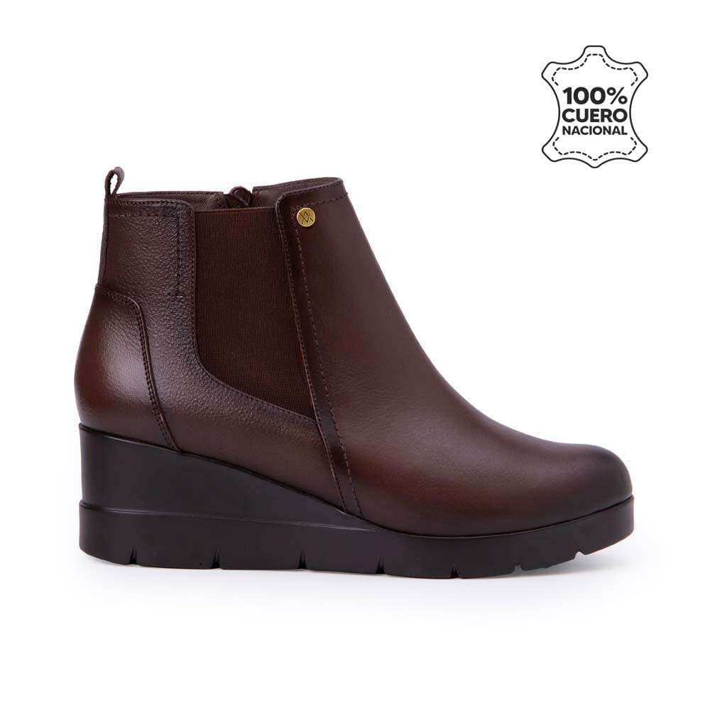 Botín Jodhpur Casual LINDA-2516 Africano Viale Cuero - Oechsle