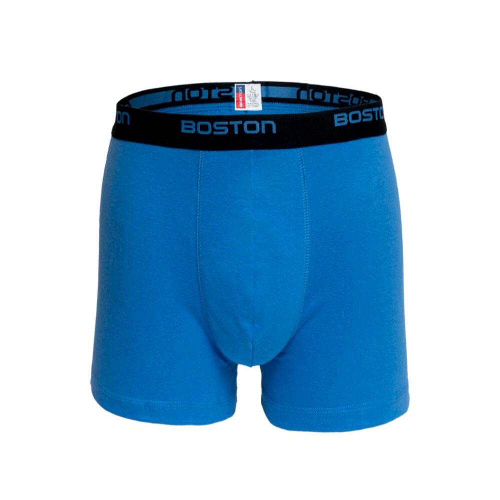 Pack X 3 Boxer Corto Rib Licrado Boston Cobalto - Oechsle