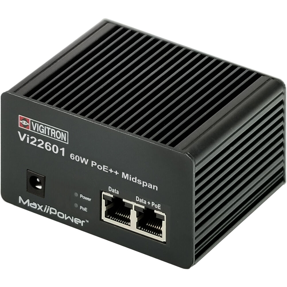 Vigitron MaxiiPower 60W PoE Midspan con Entrada DC: Potencia PoE para ...