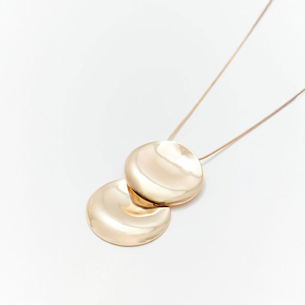 Set De Collar Y Aretes Sfera Mujer Rounds Metal Oro | Oechsle.pe - Oechsle