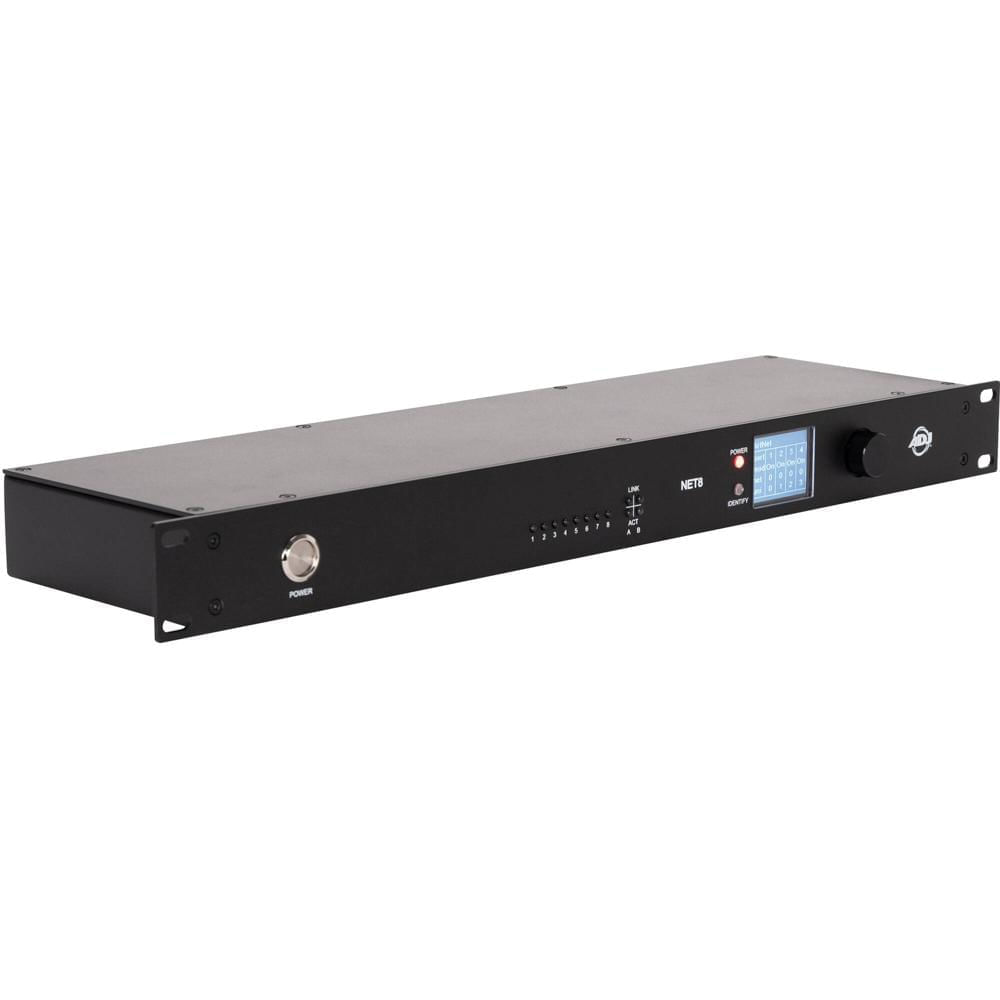 American DJ NET 8 Nodo DMX sobre Ethernet (8 Puertos) - 8 x Entradas ...