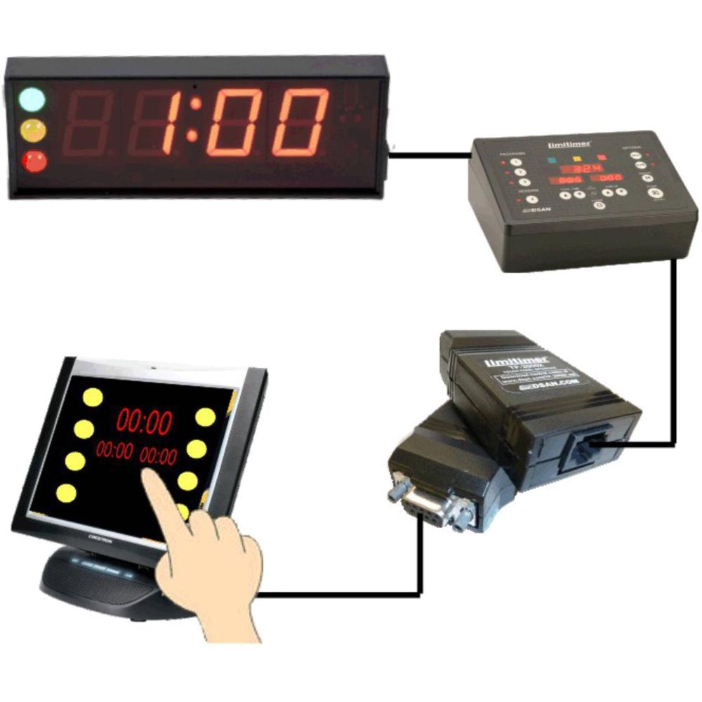 Adaptador DSAN TP-20000X Cat-5 a DB-9 para Limitimer - Oechsle