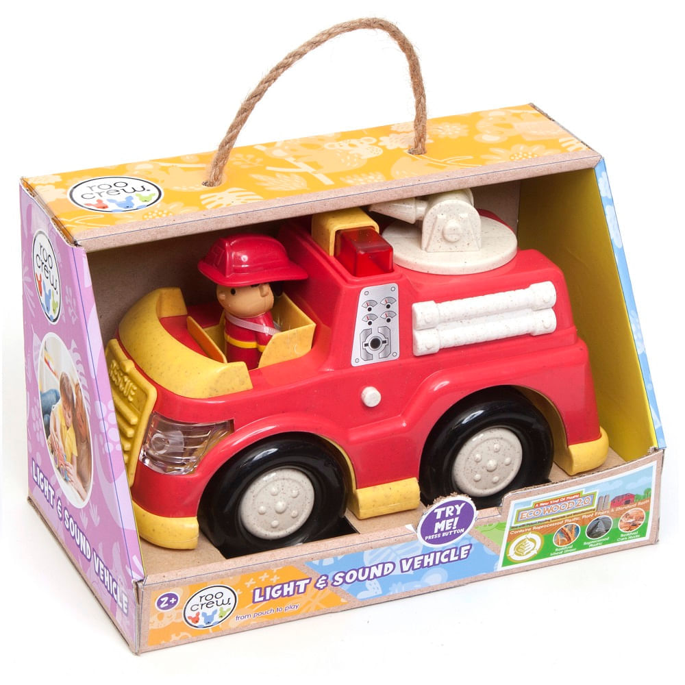Vehiculos Roo Crew Mini Camion de Bomberos Luces y Sonidos - Oechsle
