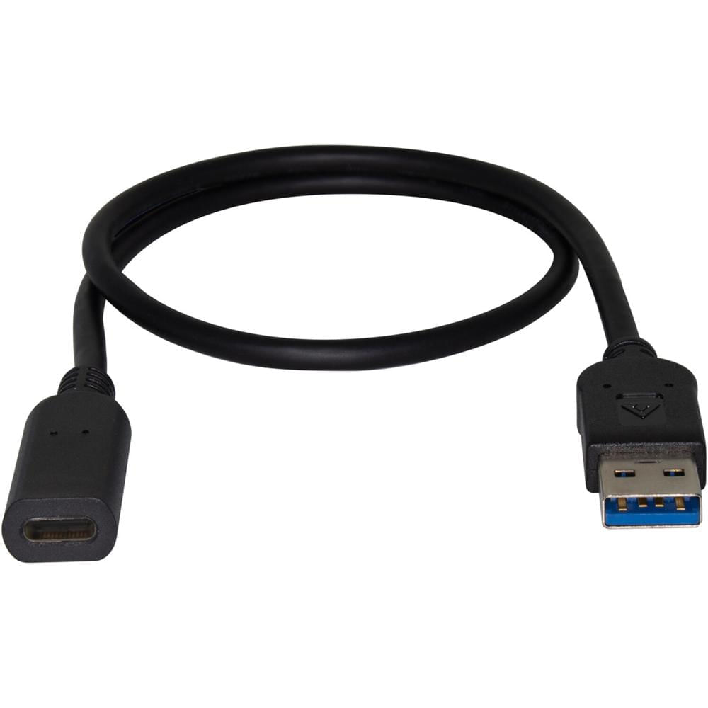 Cable Apricorn de 20" USB 3.1 Gen 1 Tipo-C hembra a Tipo-A macho ...