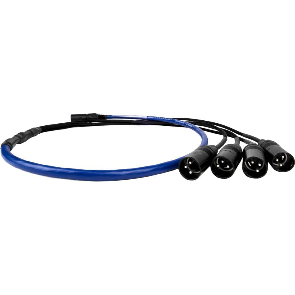 Cable de Desglose SoundTools SuperCAT: EtherCON Macho a 4 XLR Macho (52 ...