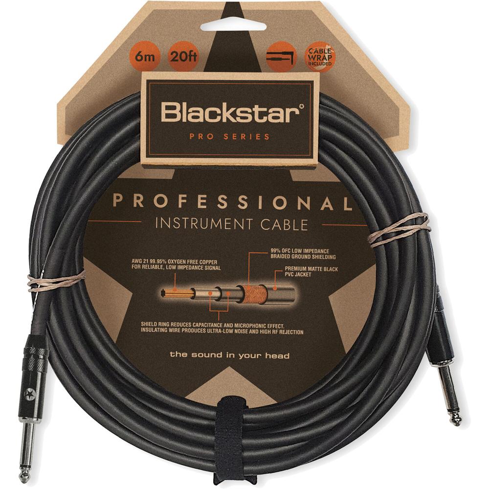 Cable Instrumental Profesional Blackstar 1/4" Recto a Recto (20 ...