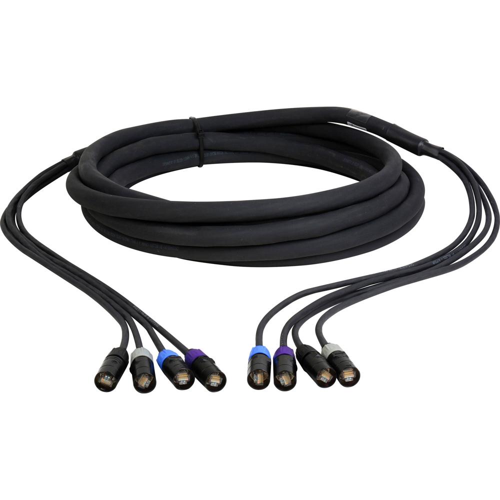 Laird Digital Cinema Snake Ethernet Táctico Cat 5e de 4 Canales (75 ...