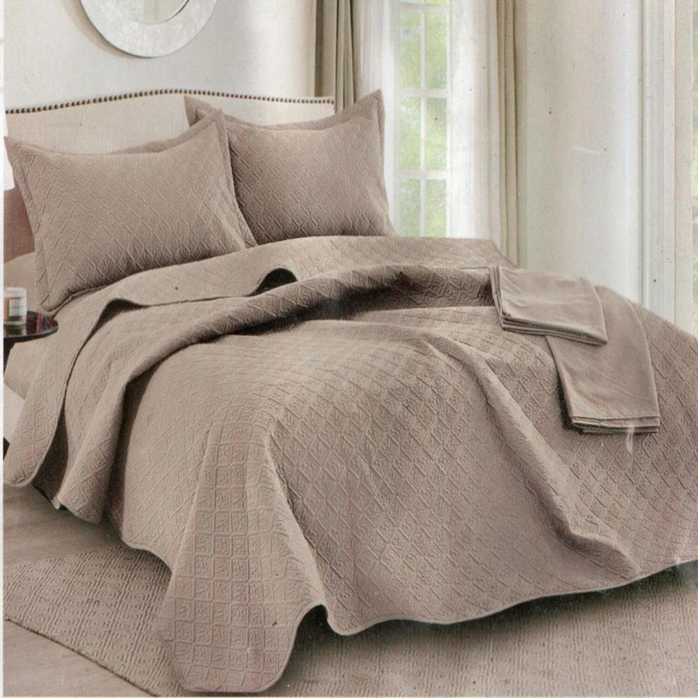 Set de Cubrecama King Mingjia 100% Algodón de 5 Piezas B-2 - Oechsle
