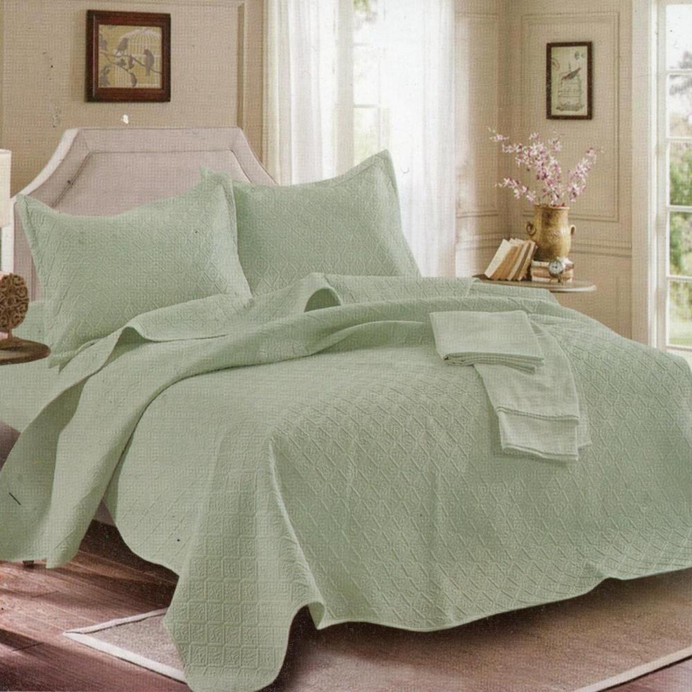 Set de Cubrecama Queen Mingjia 100% Algodón de 5 Piezas V-1 - Oechsle