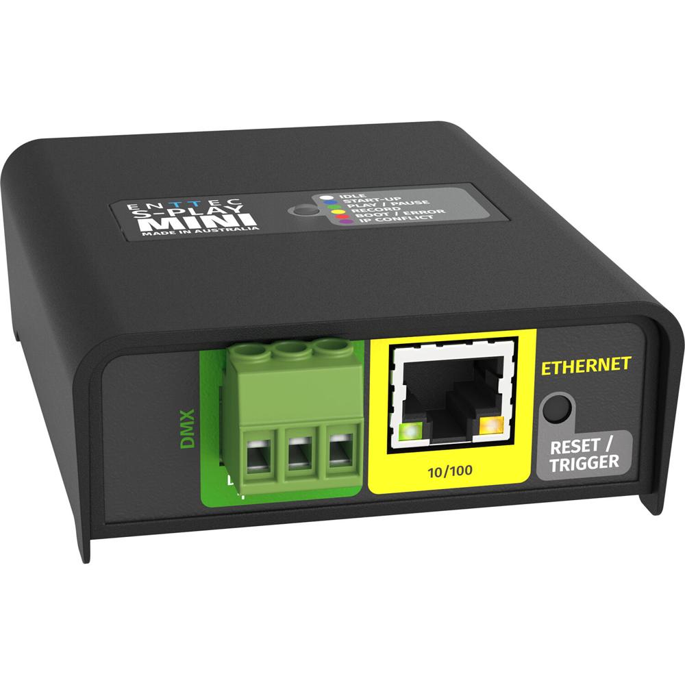 Controlador ENTTEC S-PLAY MINI: Grabador y Reproductor DMX, 1 Universo ...