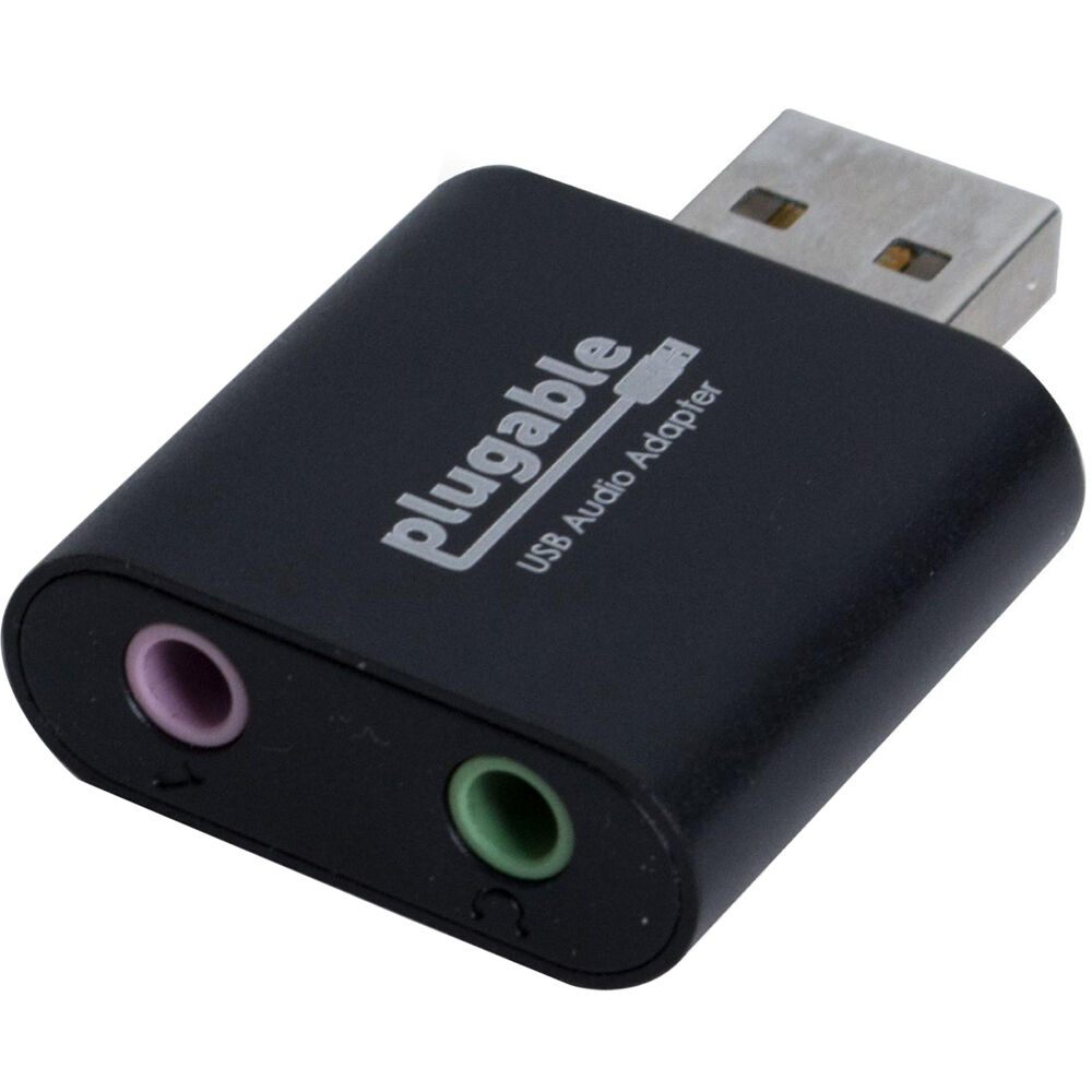 Adaptador de Audio USB-A Plugable con Entrada y Salida de 3.5mm ...