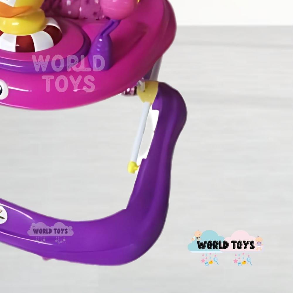 Andador para Bebés 3 en 1 DUCKY LUCKY con Tablero Musical Morado - Oechsle