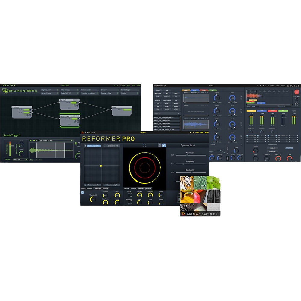Krotos Audio Sound Design Bundle Plug-Ins (Descarga) - Incluye Reformer Pro, Weaponiser Fully ...