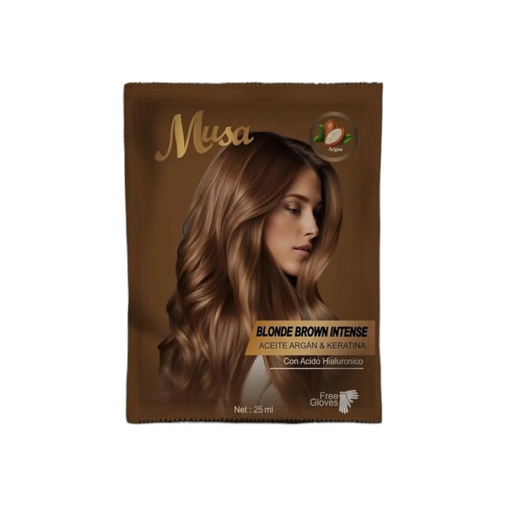 Shampoo Hair Color Musa Tinte Blonde Brown Intense 25mlx10 - Oechsle