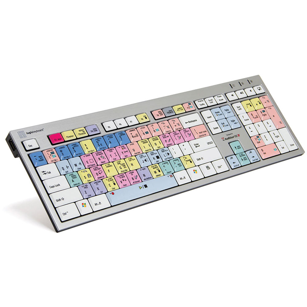 Logickeyboard Adobe Audition Slim Line PC Keyboard - Oechsle