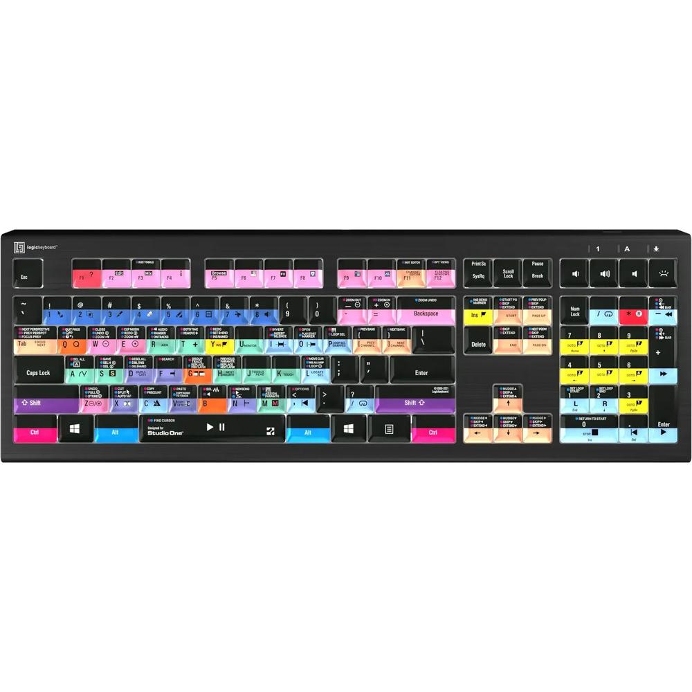 Logickeyboard Studio One PC ASTRA 2 Wired Keyboard - Oechsle